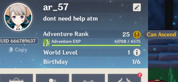 leading you oldies through the new adventure rank thing ️ Genshin ...