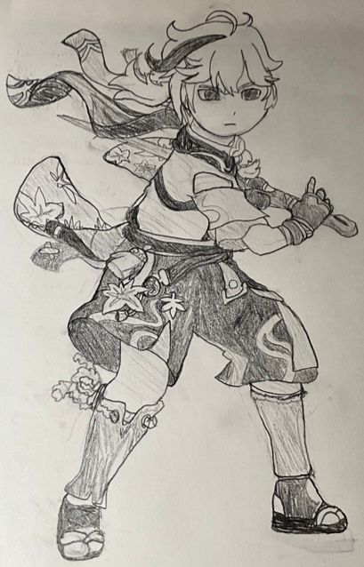 Kazuha Drawing Genshin Impact | HoYoLAB