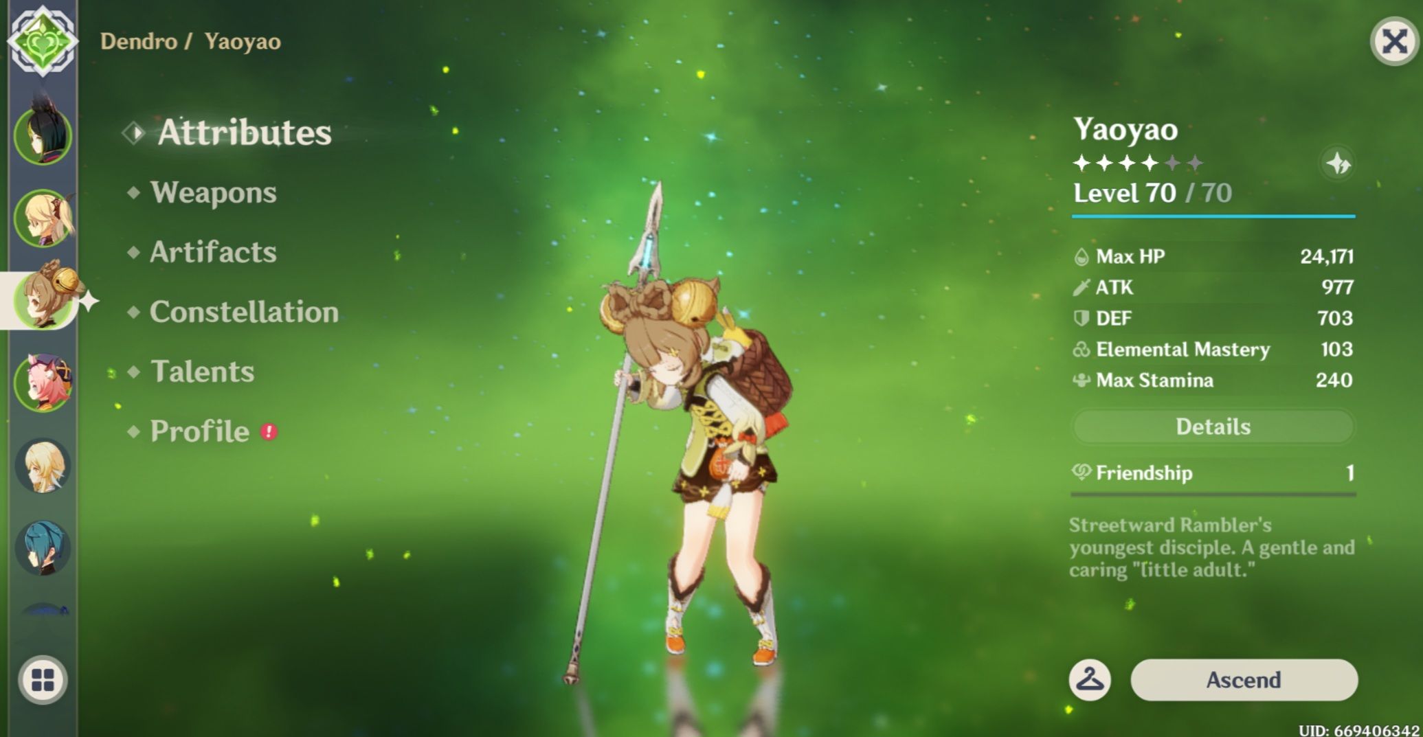 day 1 building yaoyao & my saves for Raiden shogun hehe Genshin Impact | HoYoLAB