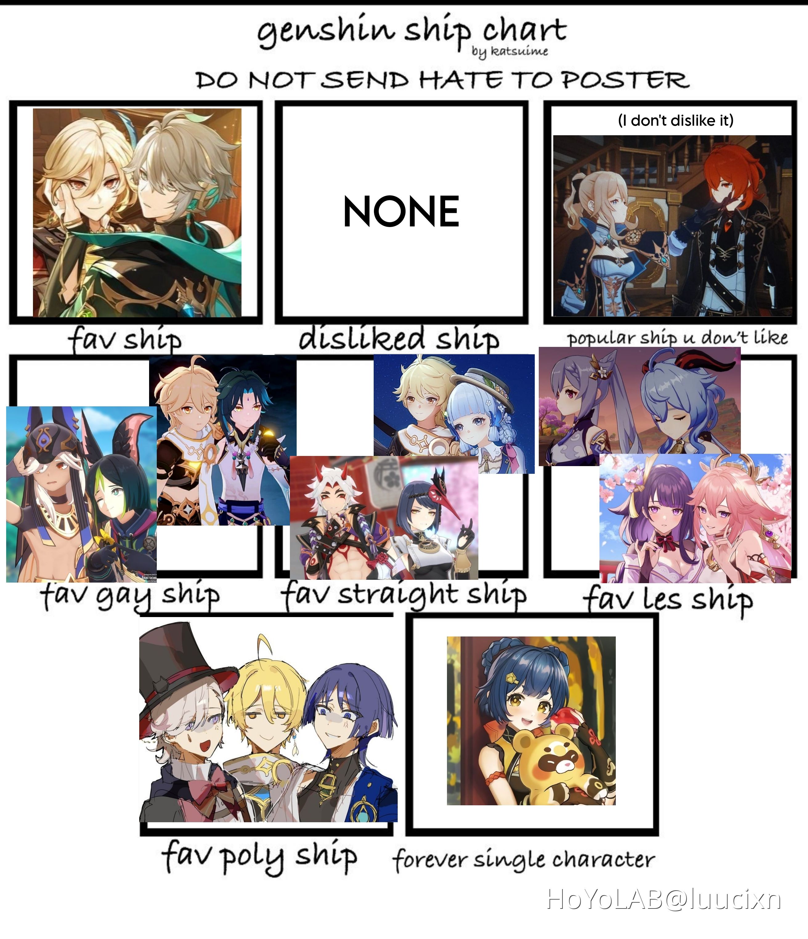 My Genshin Ship Chart Genshin Impact | HoYoLAB