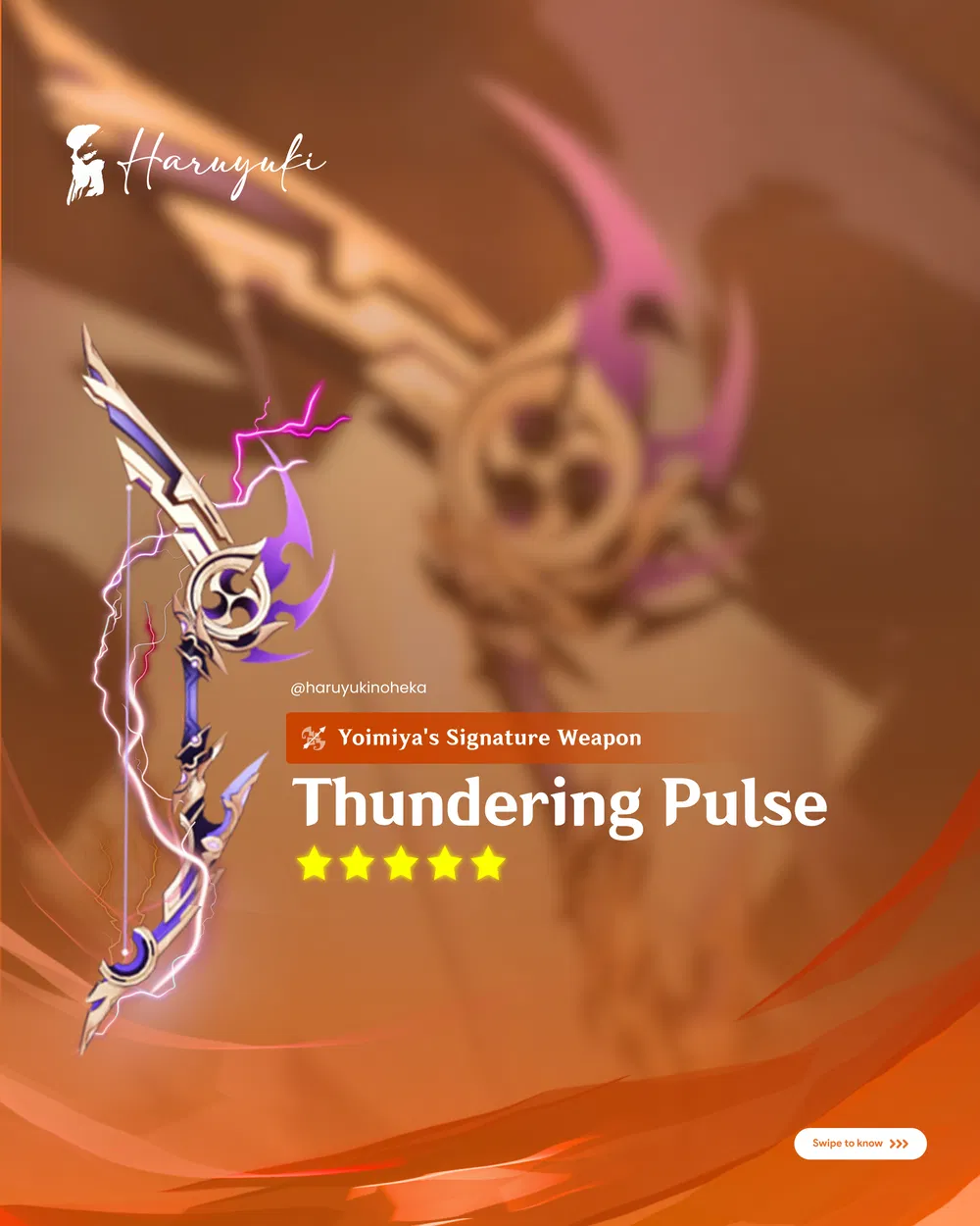 [Weapon Guide] Thundering Pulse ⚡ Genshin Impact | HoYoLAB