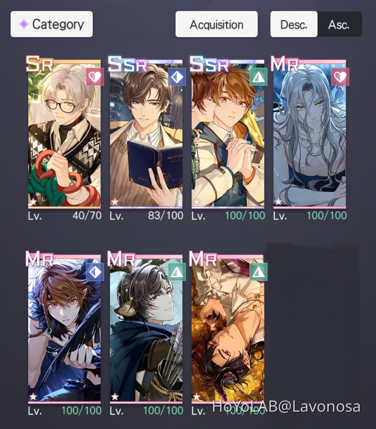 My Nov & Dec SSS to MR Cards Tears of Themis | HoYoLAB