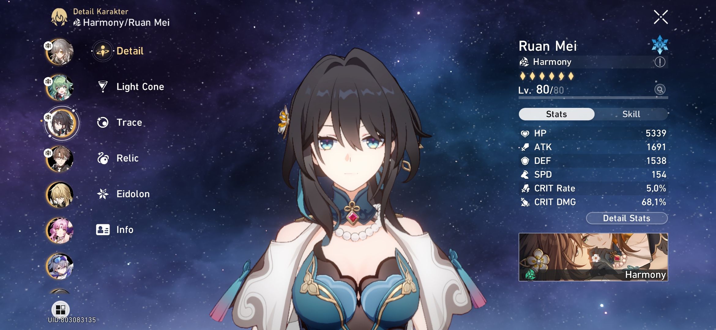 Ruan Mei Build - Need Suggestion Honkai: Star Rail | HoYoLAB