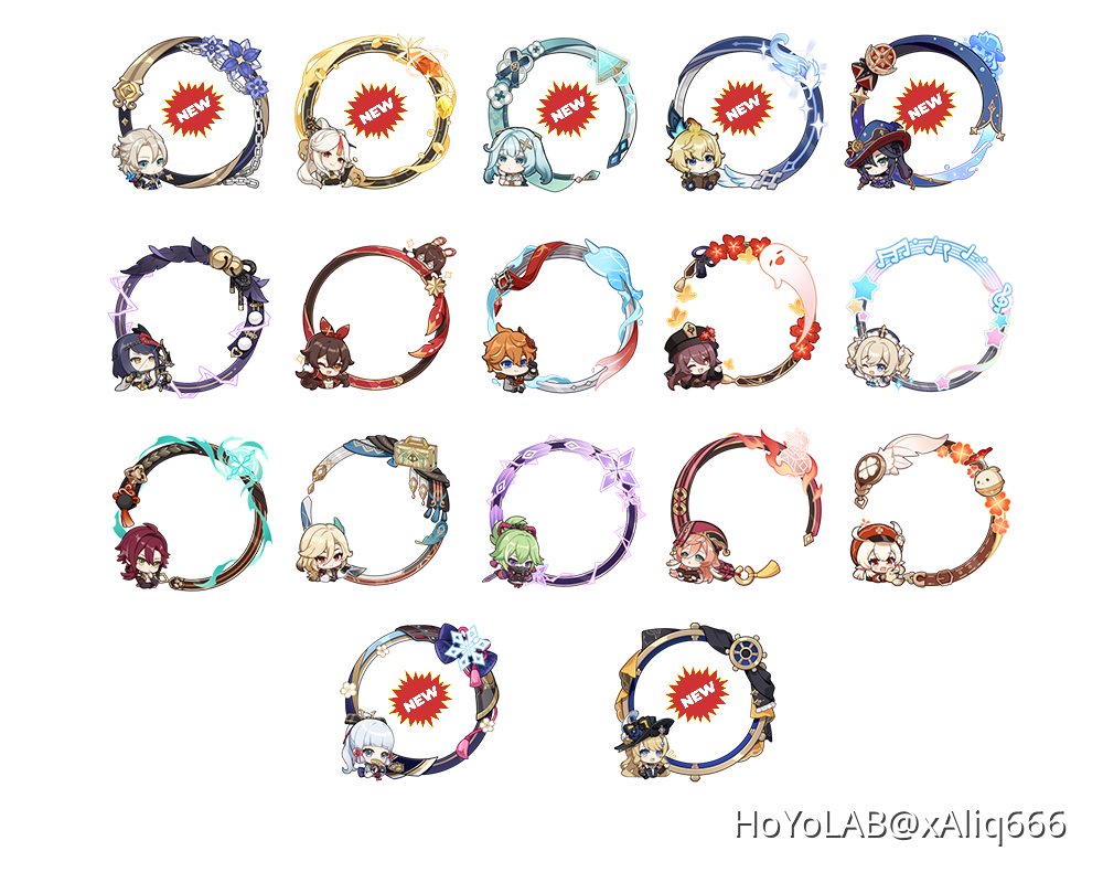 30 Days Limited Avatar Frame - Quick Link Pt.II Genshin Impact | HoYoLAB