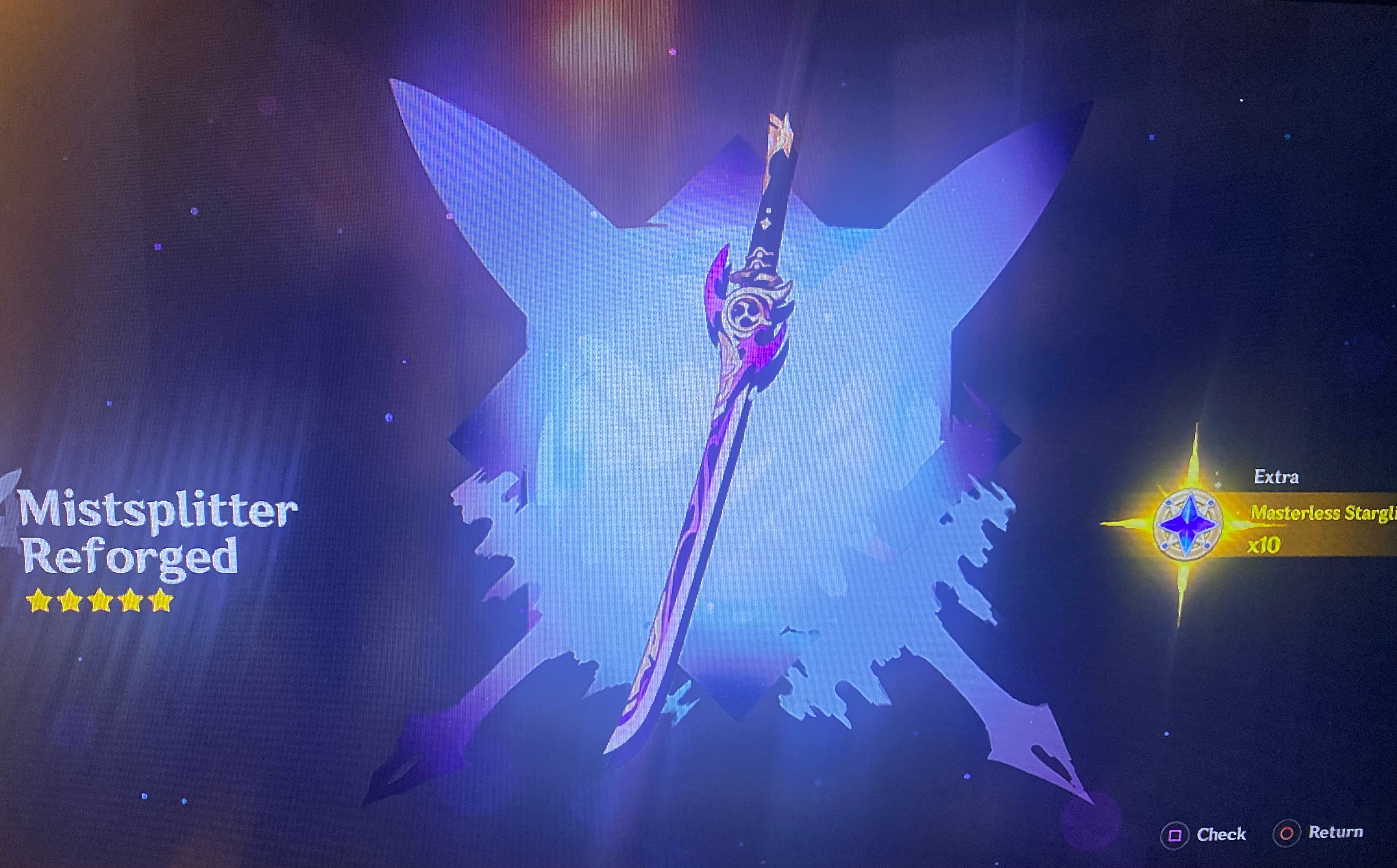 mistsplitter instead of navias weapon Genshin Impact | HoYoLAB