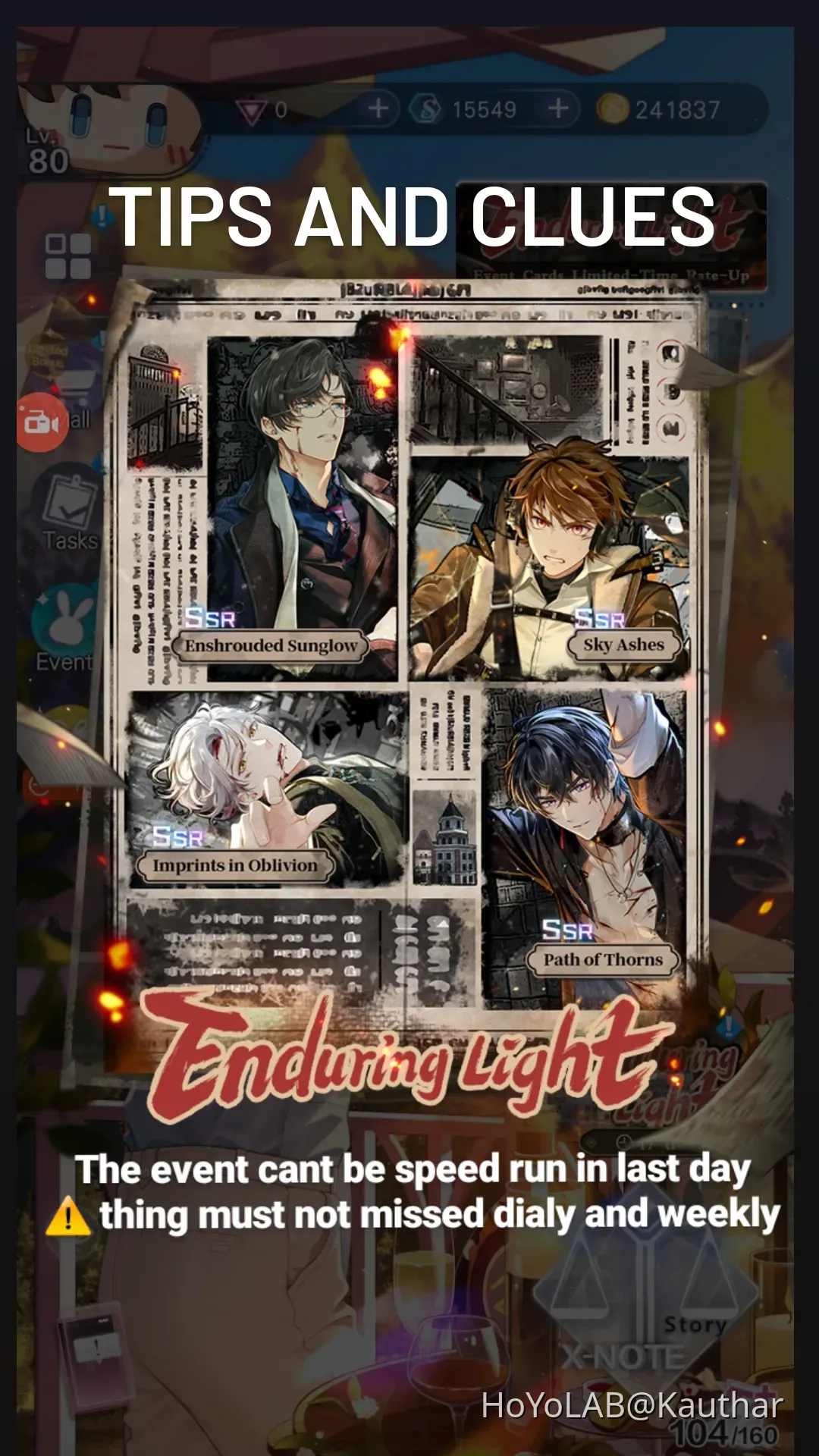 [Guide and Tips] Big Spring event Enduring Light (Update Daily) Tears ...