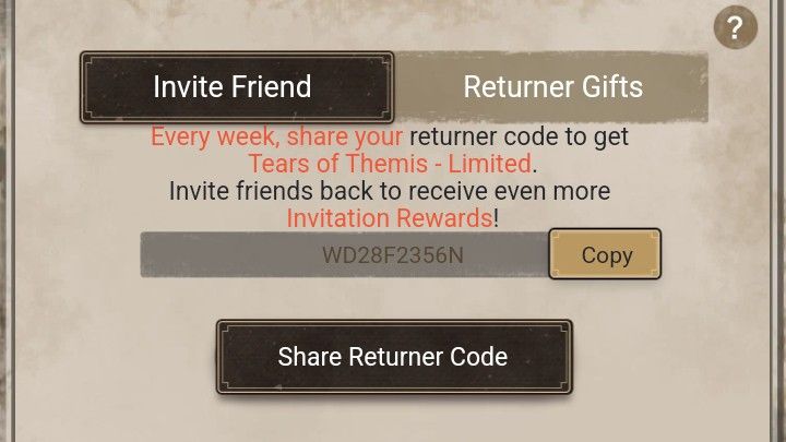 Enduring Light Returner Gifts - Let's help each other! Tears of Themis | HoYoLAB