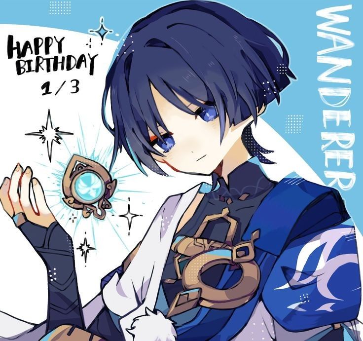HAPPY BIRTHDAY WANDERER!! 🥳🎂💗‼️ Genshin Impact | HoYoLAB