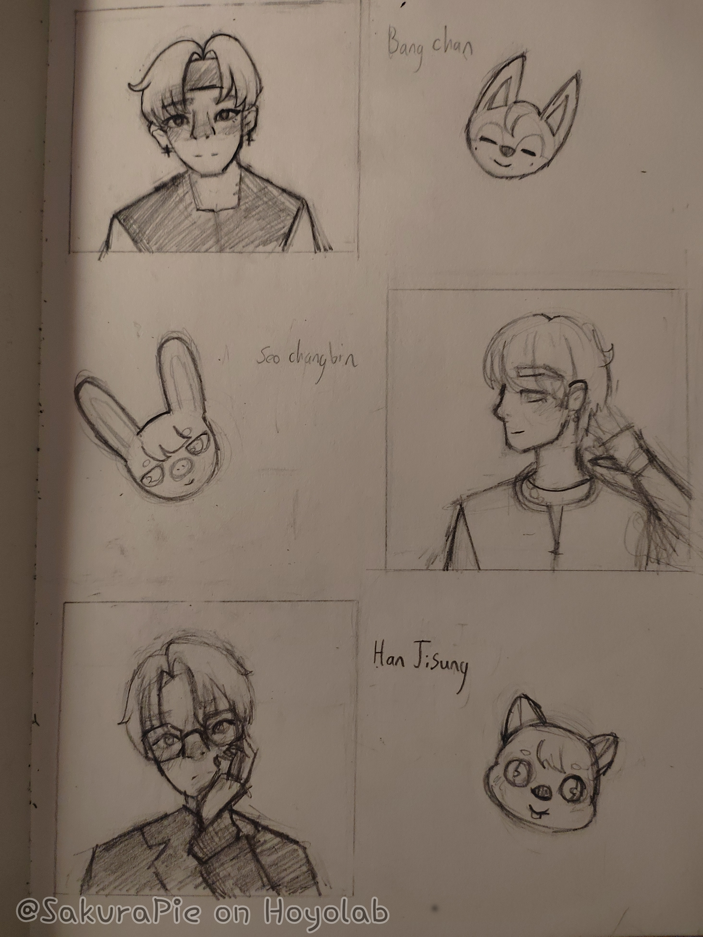3racha Sketchbook Page wip ☆ | HoYoLAB