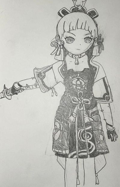 Kamisato Ayaka Drawing Genshin Impact | HoYoLAB