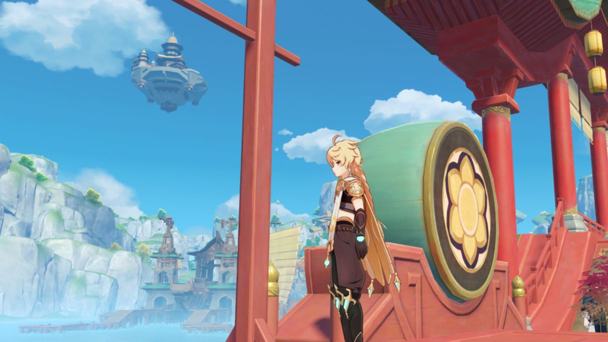 I can see the Jade palace from the ship Genshin Impact | HoYoLAB