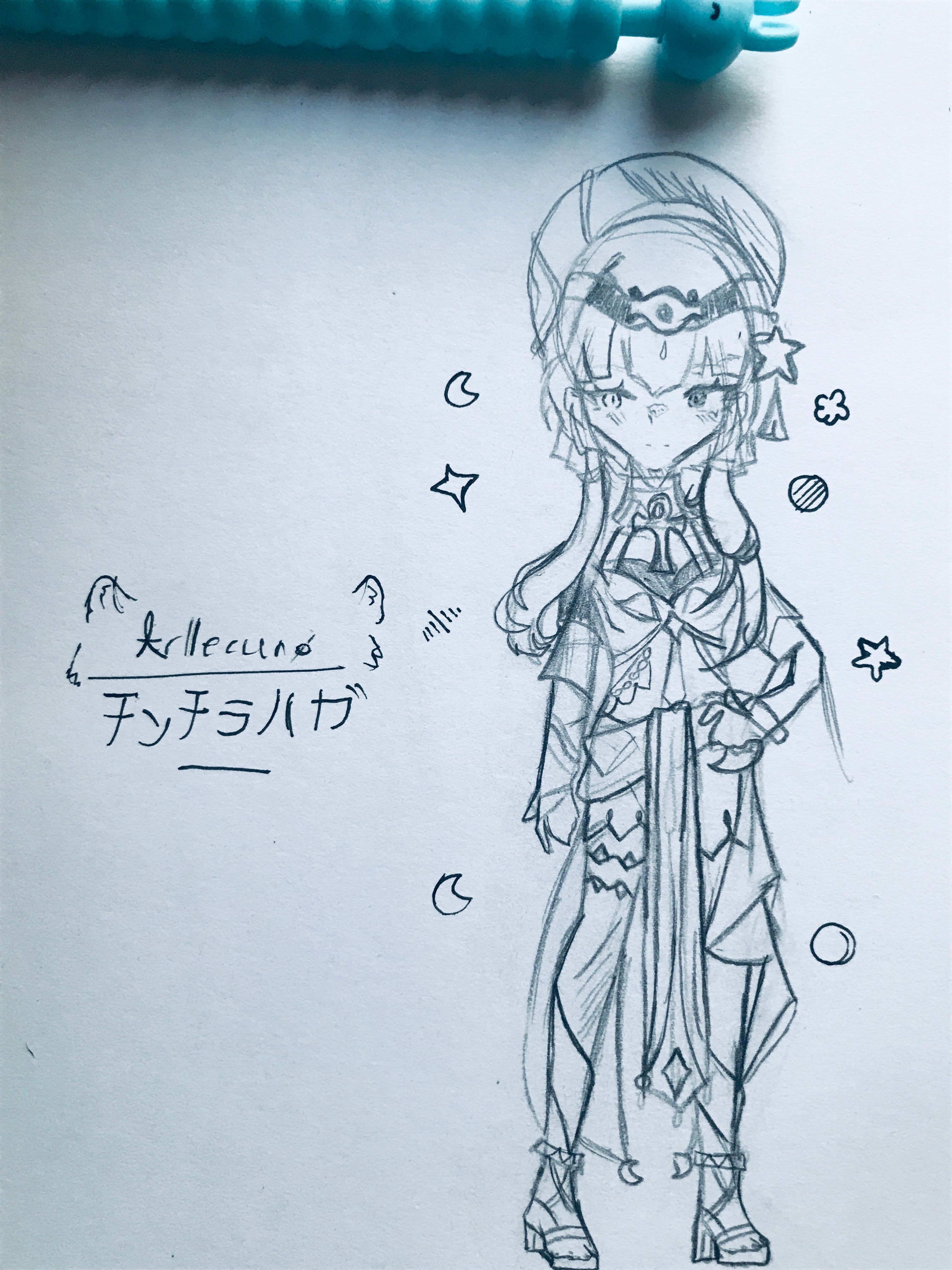 Candace doodles Genshin Impact | HoYoLAB