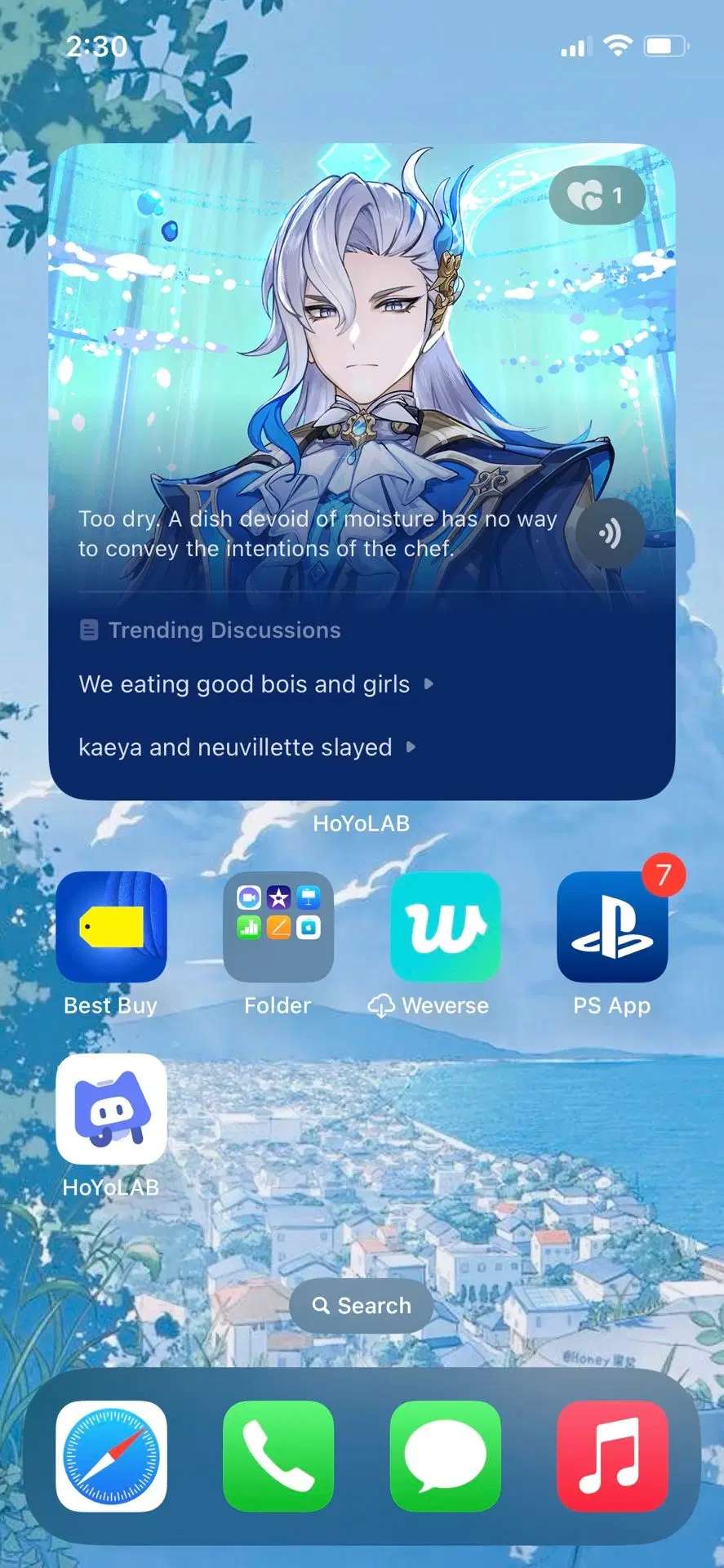 HoYoLAB Widgets Genshin Impact | HoYoLAB