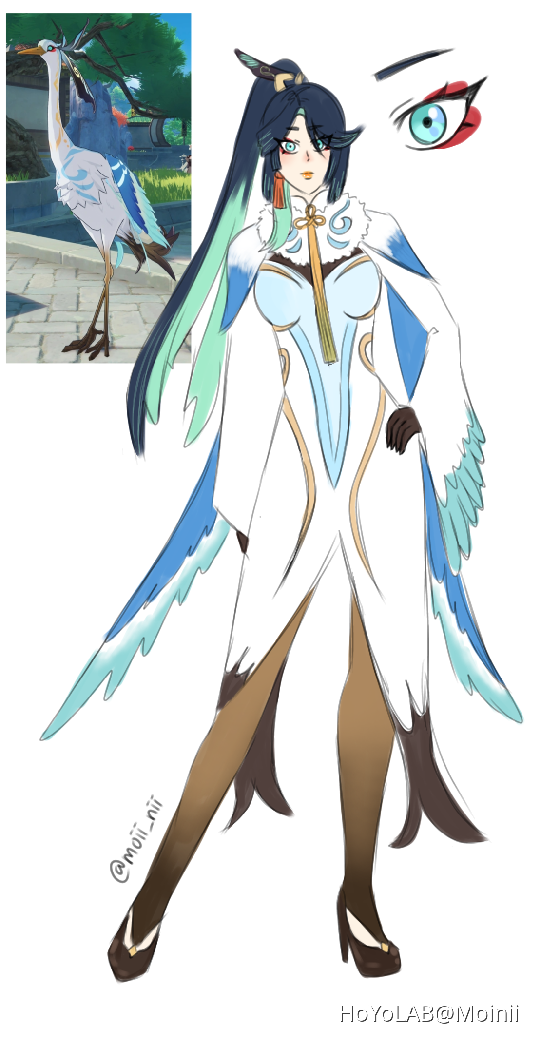Xiangyun/Cloud Retainer but my style of design Genshin Impact | HoYoLAB