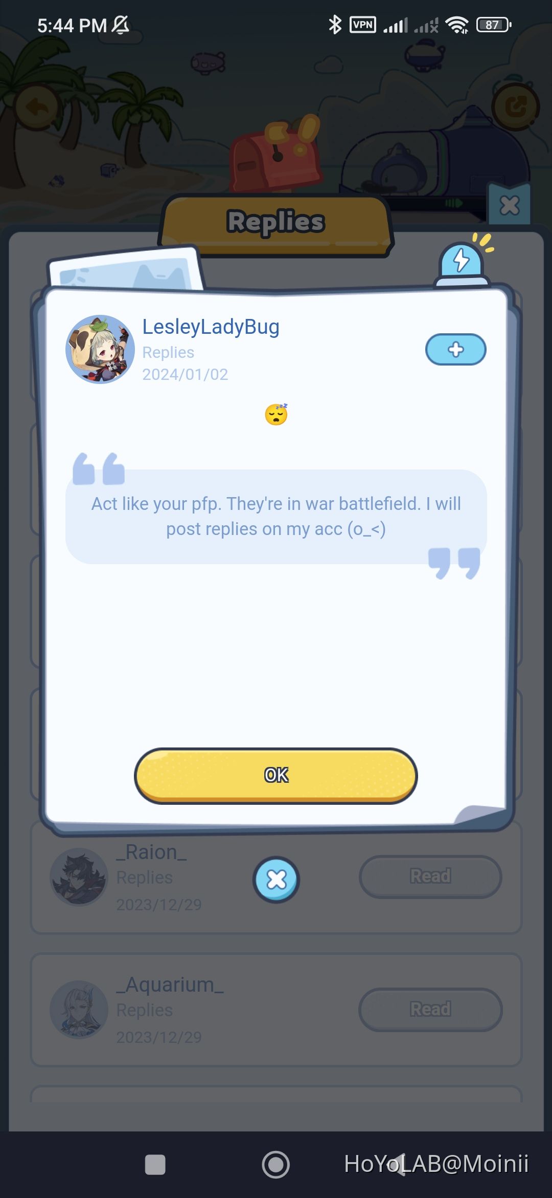 Act like your pfp in War Battlefield Genshin Impact | HoYoLAB