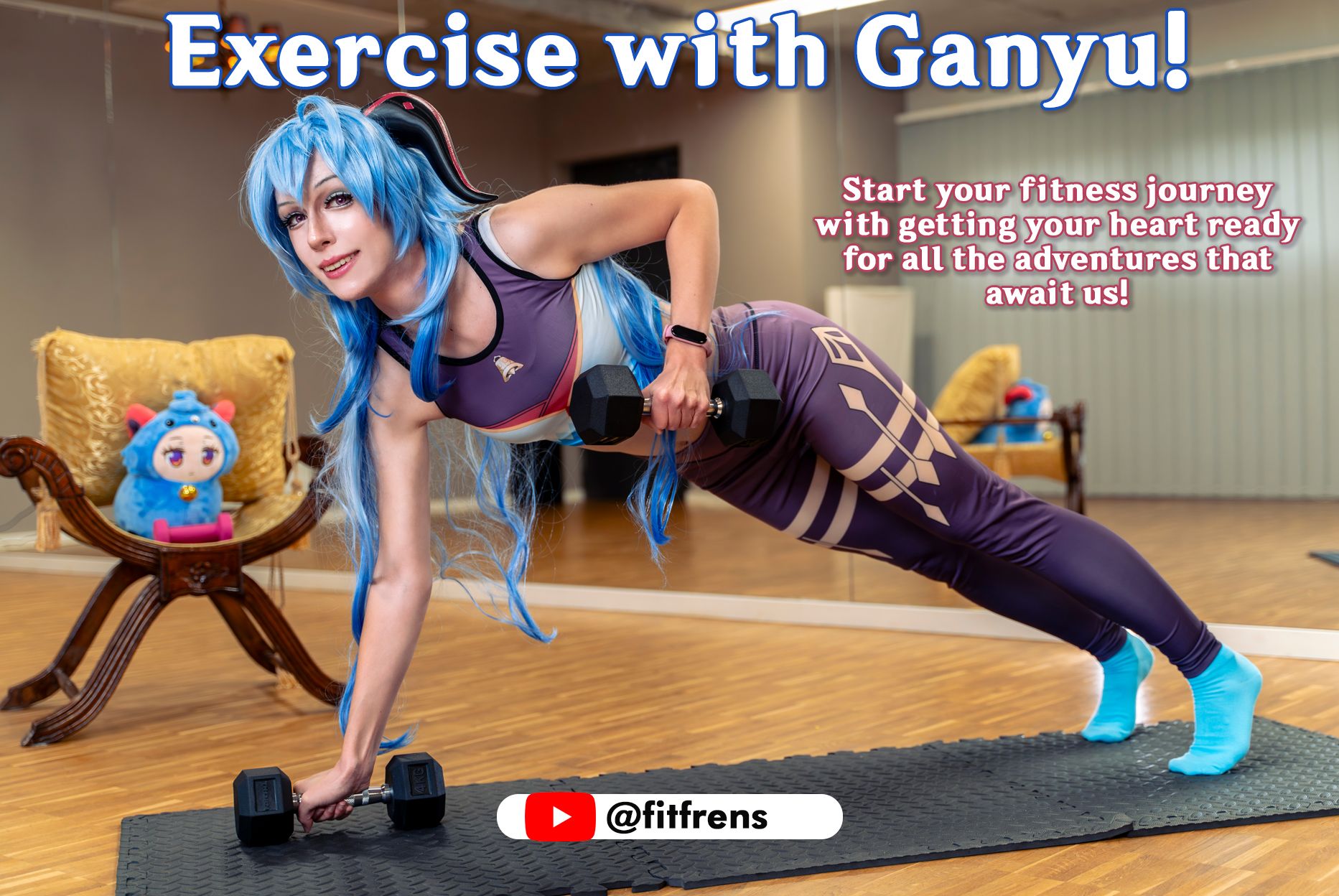 Cosplay Fitness with Ganyu! Genshin Impact | HoYoLAB