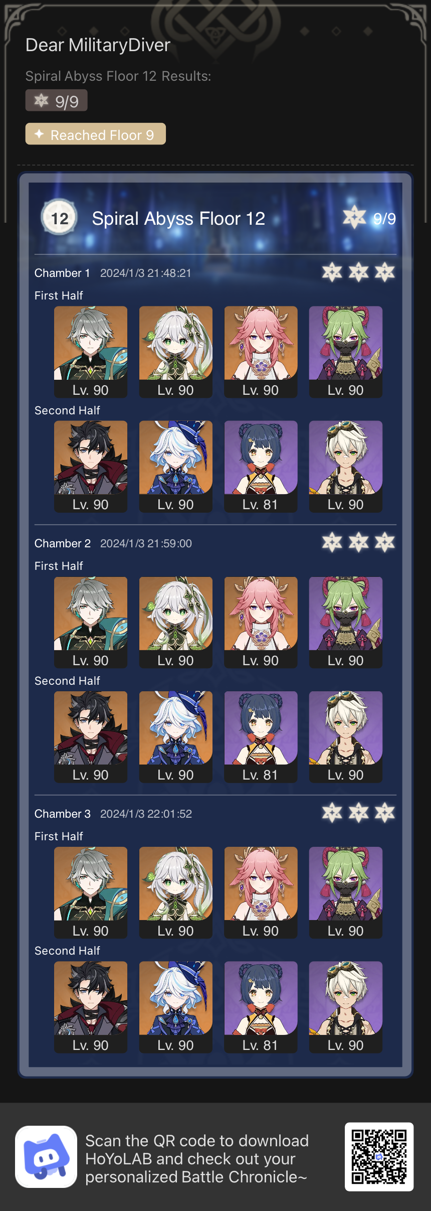 Abyss team Genshin Impact | HoYoLAB