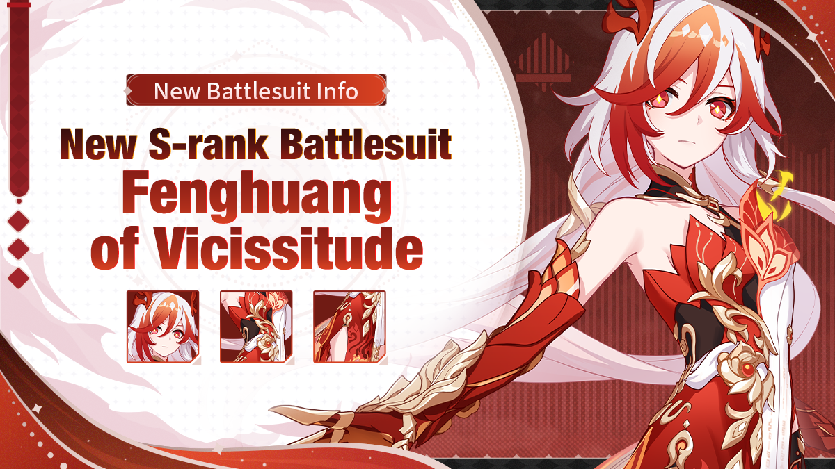 Ai-chan Newsflash: Fu Hua's New S-rank Battlesuit Fenghuang of ...