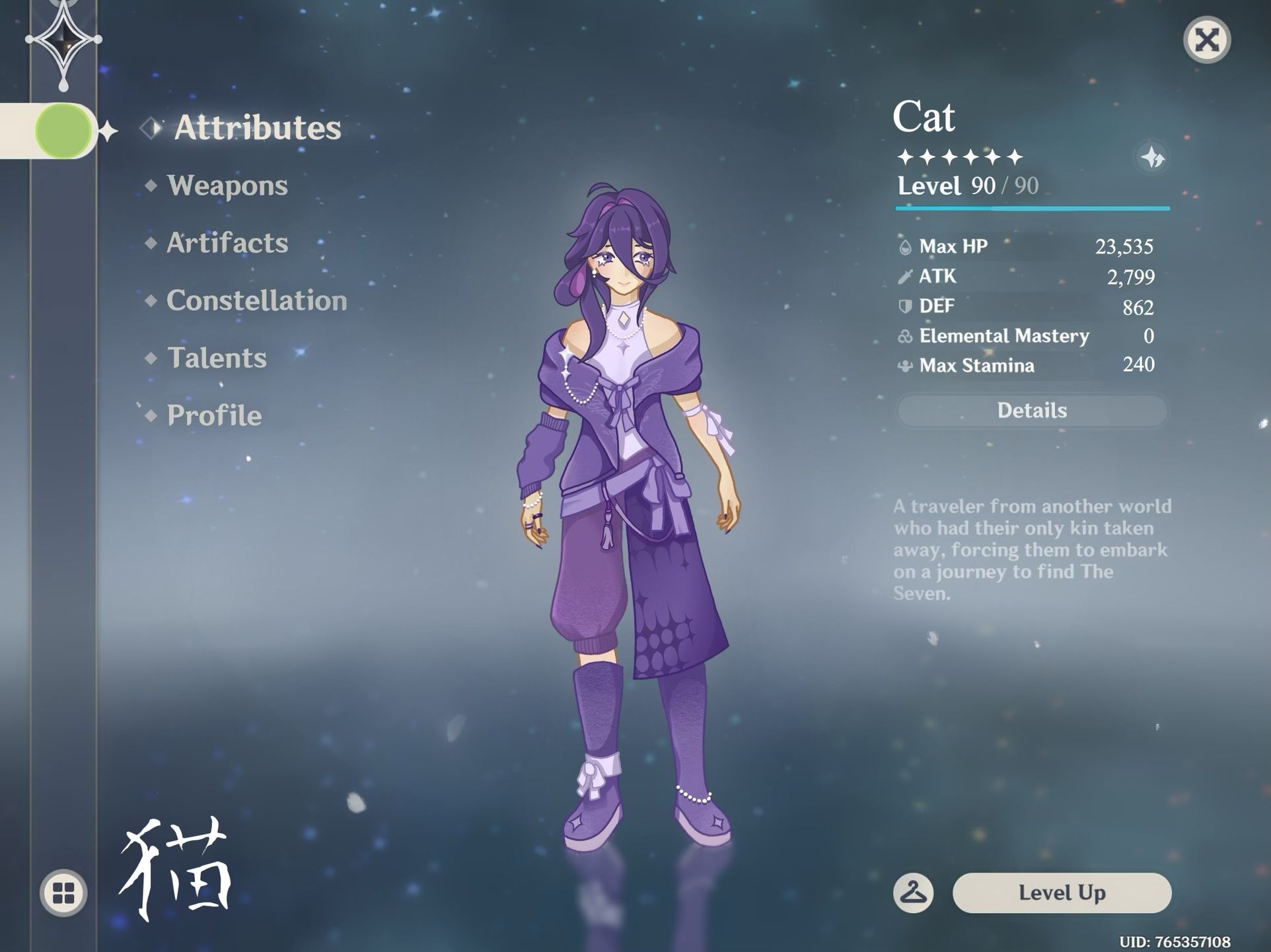 Project „character design“ ~ day three/ingame model Genshin Impact ...