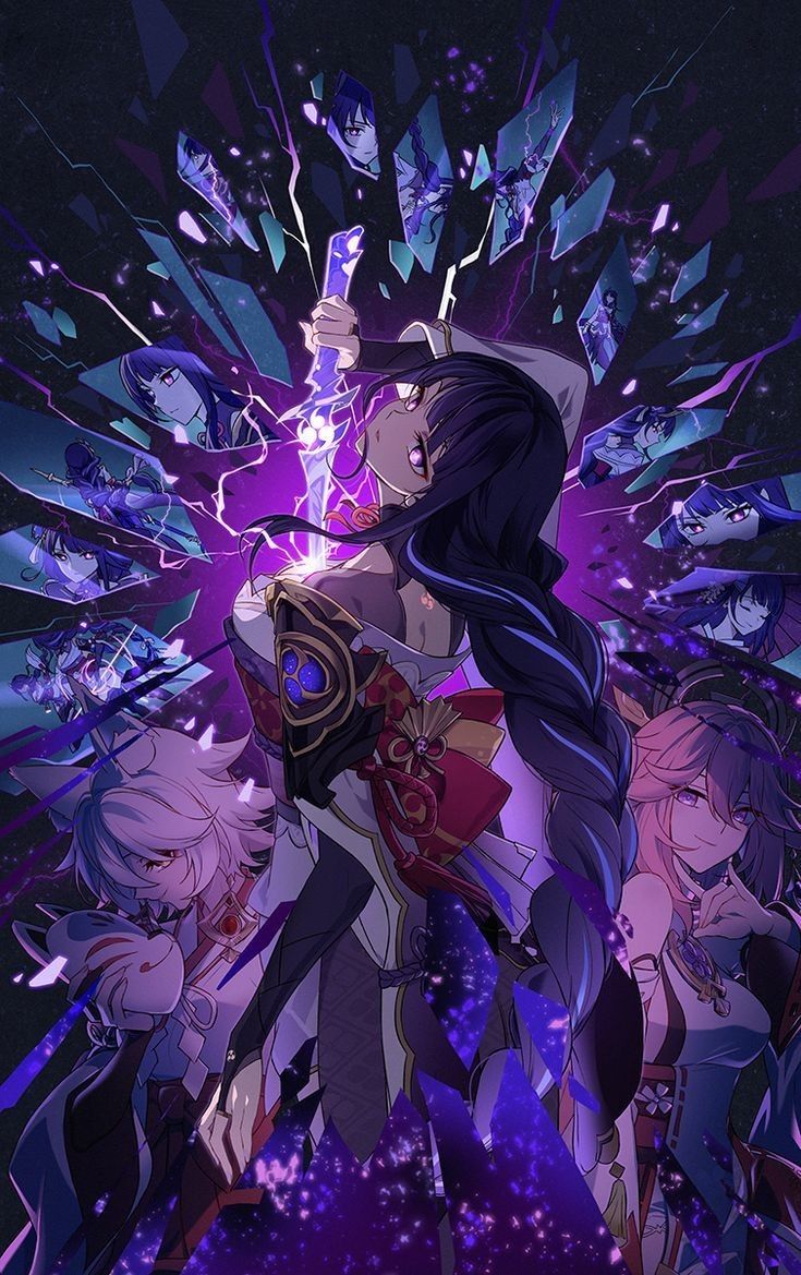 raiden wallpaper Genshin Impact | HoYoLAB