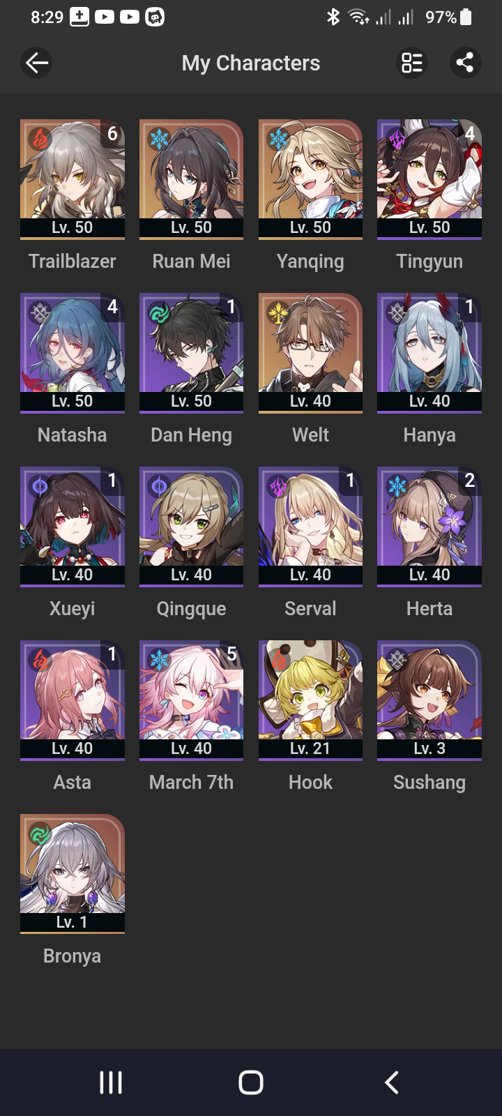 I just started playing HSR can anybody give me a recommendation for a ...