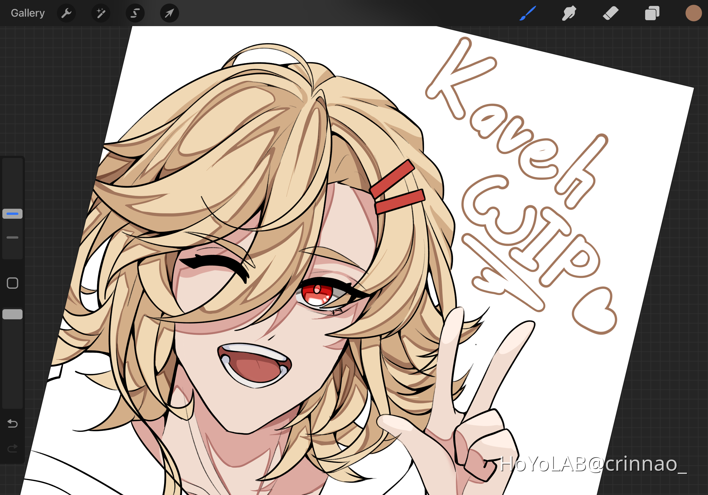Kaveh Modern AU - Selfie WIP ⚠️ Genshin Impact | HoYoLAB
