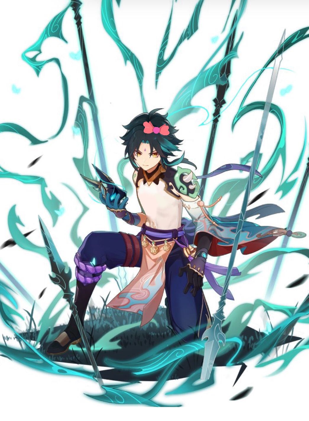 Removing/adding things to xiao until I get him Day 1 Genshin Impact ...