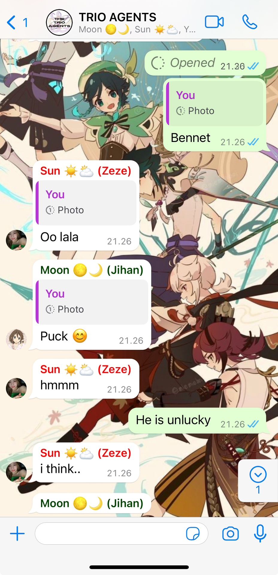 MY TRIO THAT DOESN’T PLAY GENSHIN IMPACT RATES GENSHIN CHARACTERS ...