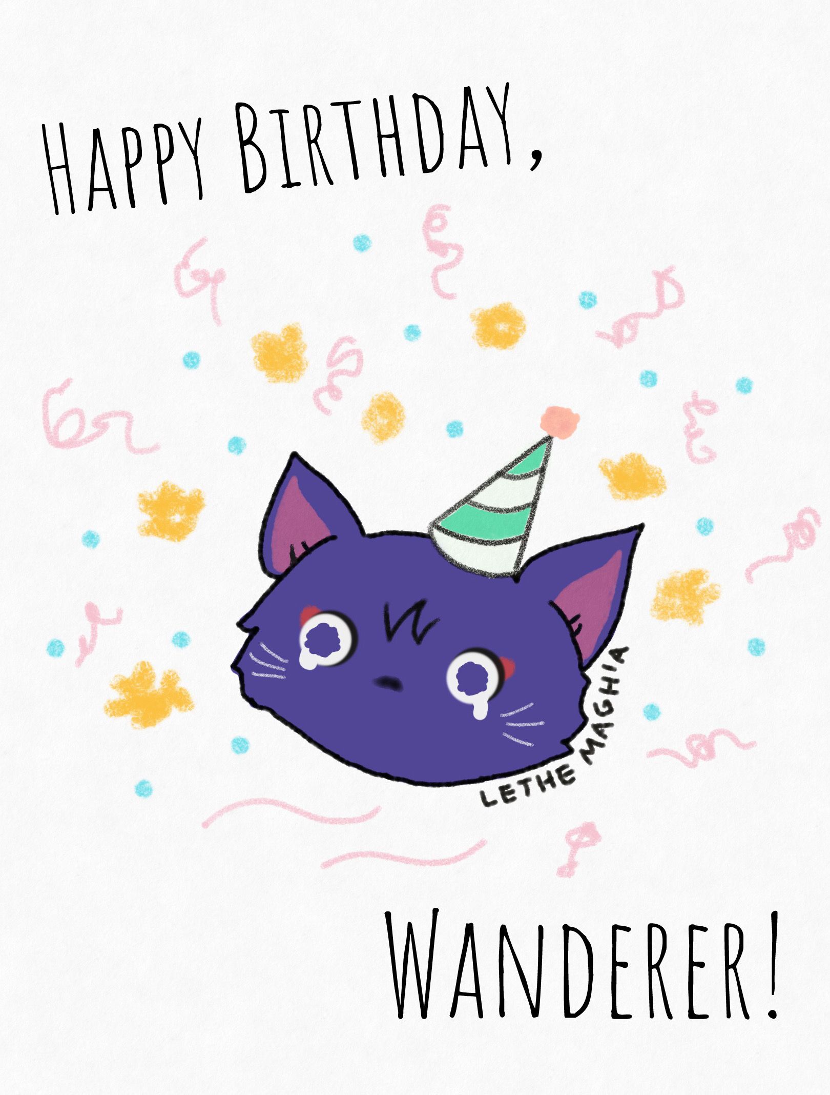 Happy Birthday Wanderer!!! Genshin Impact | HoYoLAB
