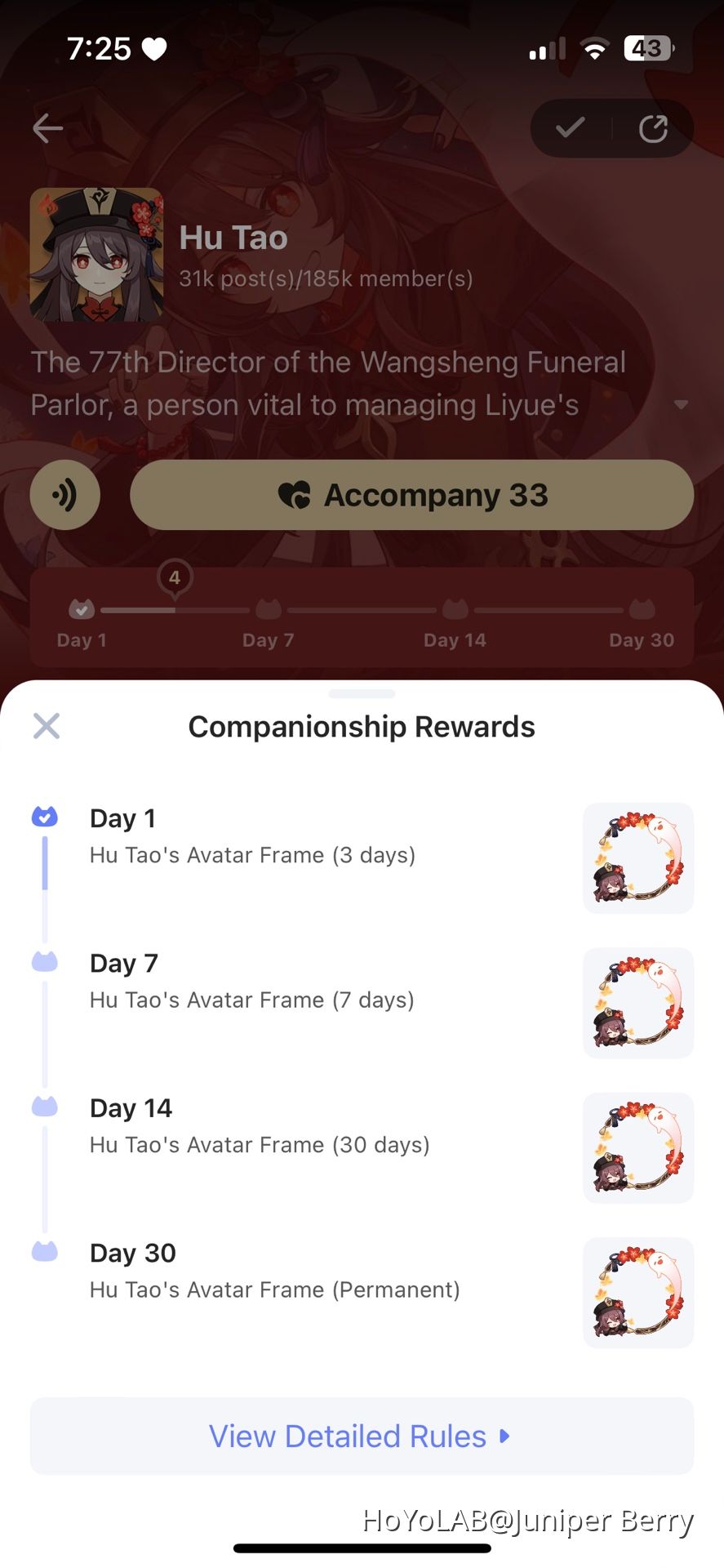 Where’s my Hu Tao frame :( Genshin Impact | HoYoLAB
