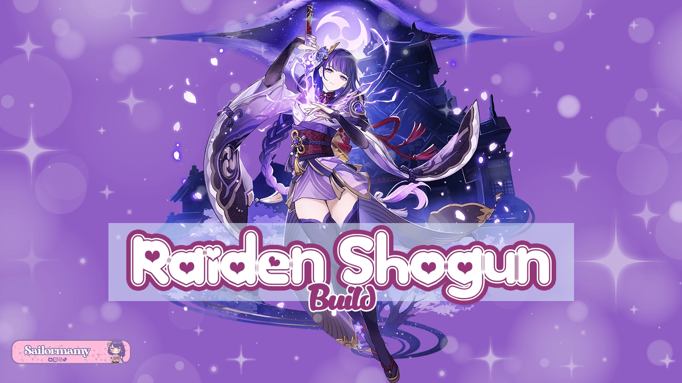 [Version 4.3] Raiden Shogun guide, build and matrials Genshin Impact 👑 ...