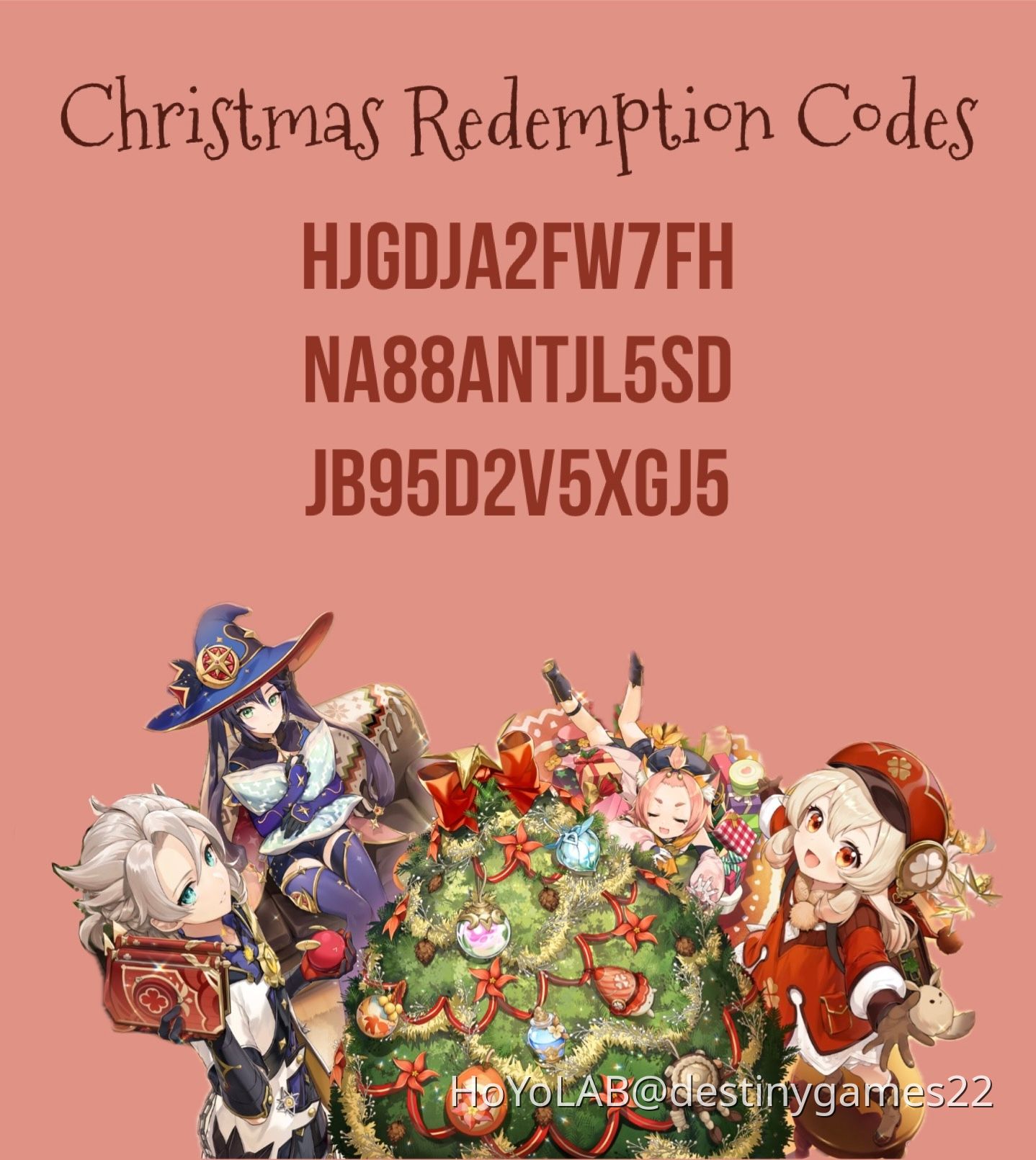 Christmas Redemption Codes Genshin Impact HoYoLAB Christmas Redemption Codes Genshin Impact HoYoLAB