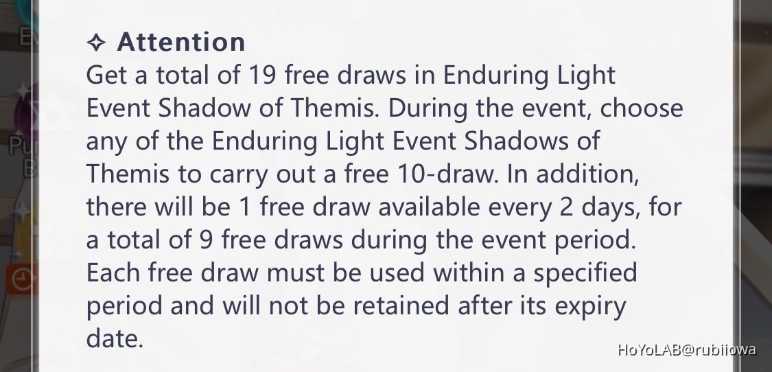 Don’t forget your 19 FREE draws in Enduring Light Event Shadow of ...