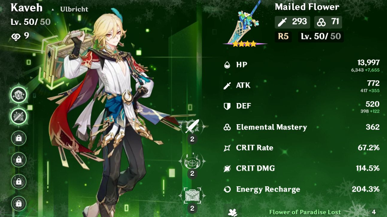 Nilou-less C2 Kaveh team LOL Genshin Impact | HoYoLAB