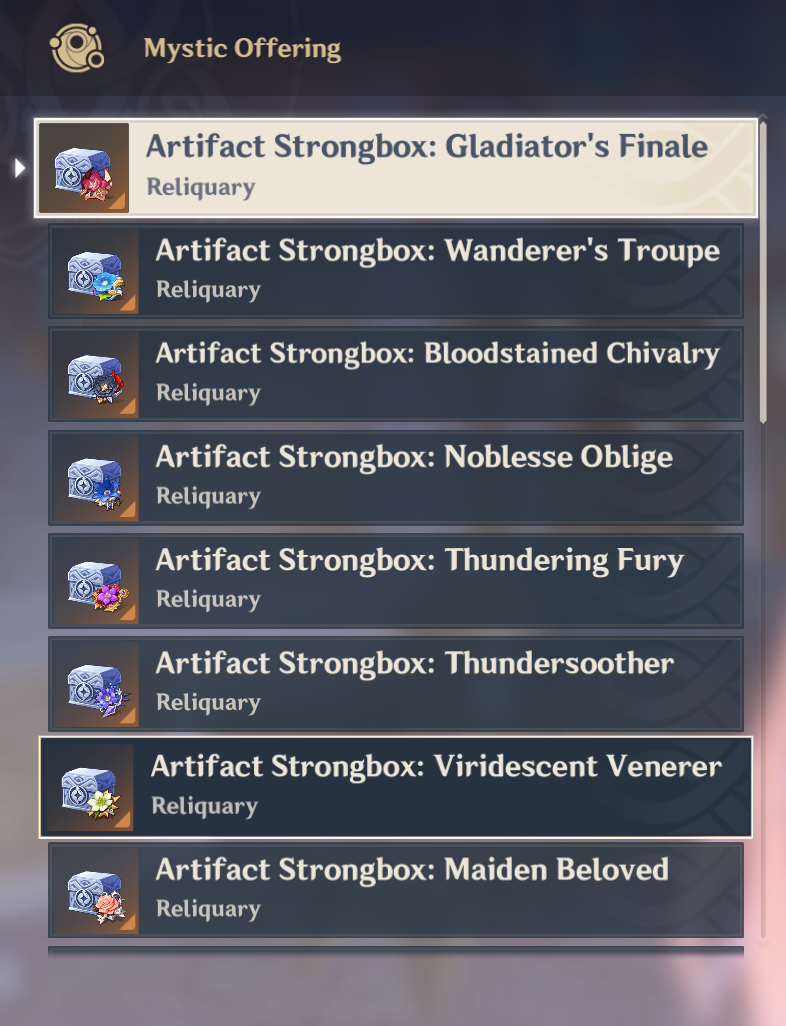 Will there be more Artifact Strongboxes? Genshin Impact | HoYoLAB