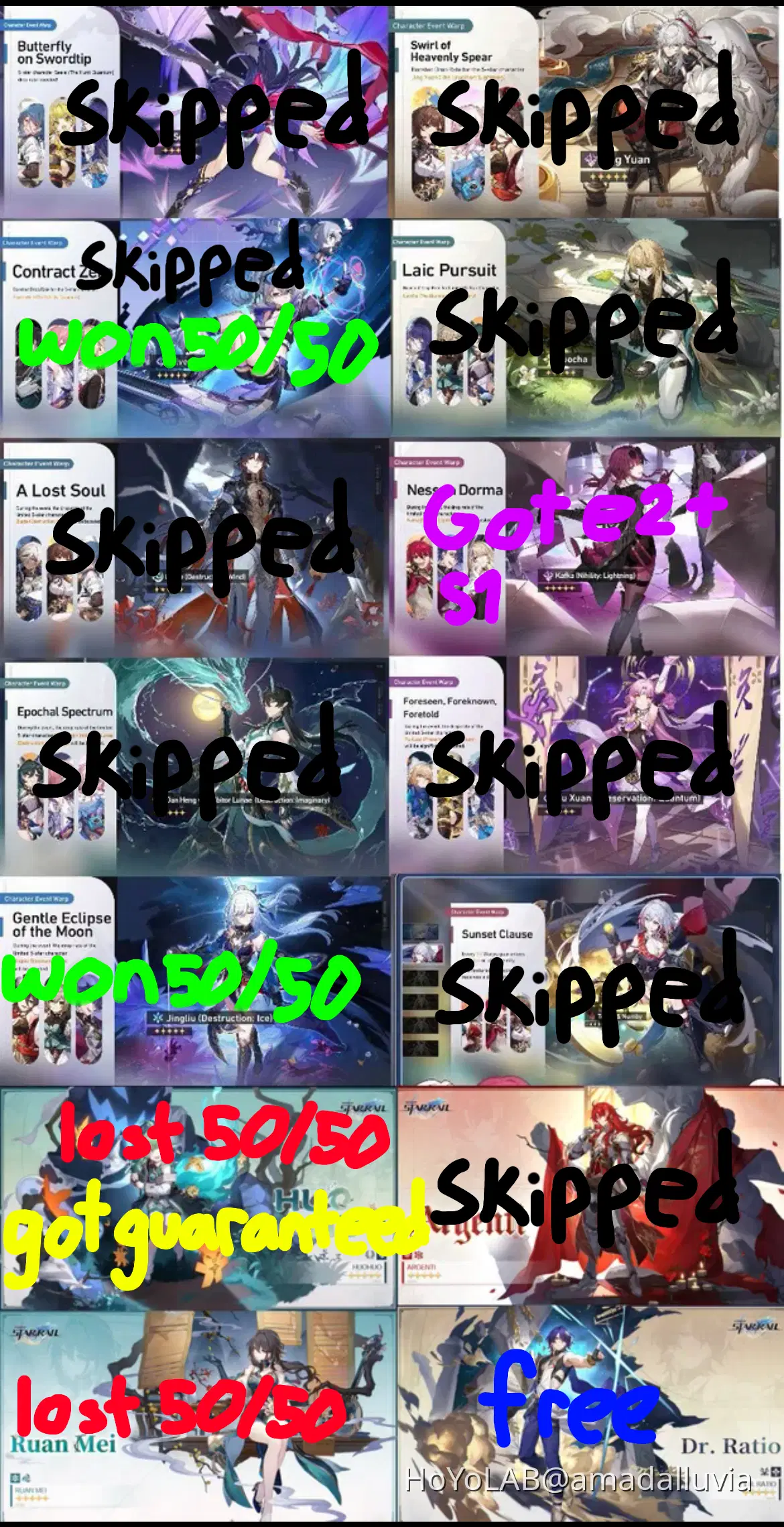 HSR Pull History Honkai: Star Rail | HoYoLAB