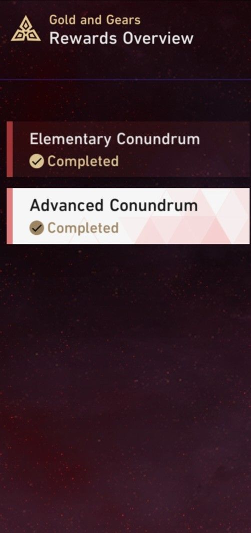 Advanced Conundrum 13/13 Cleared ️ Honkai: Star Rail | HoYoLAB