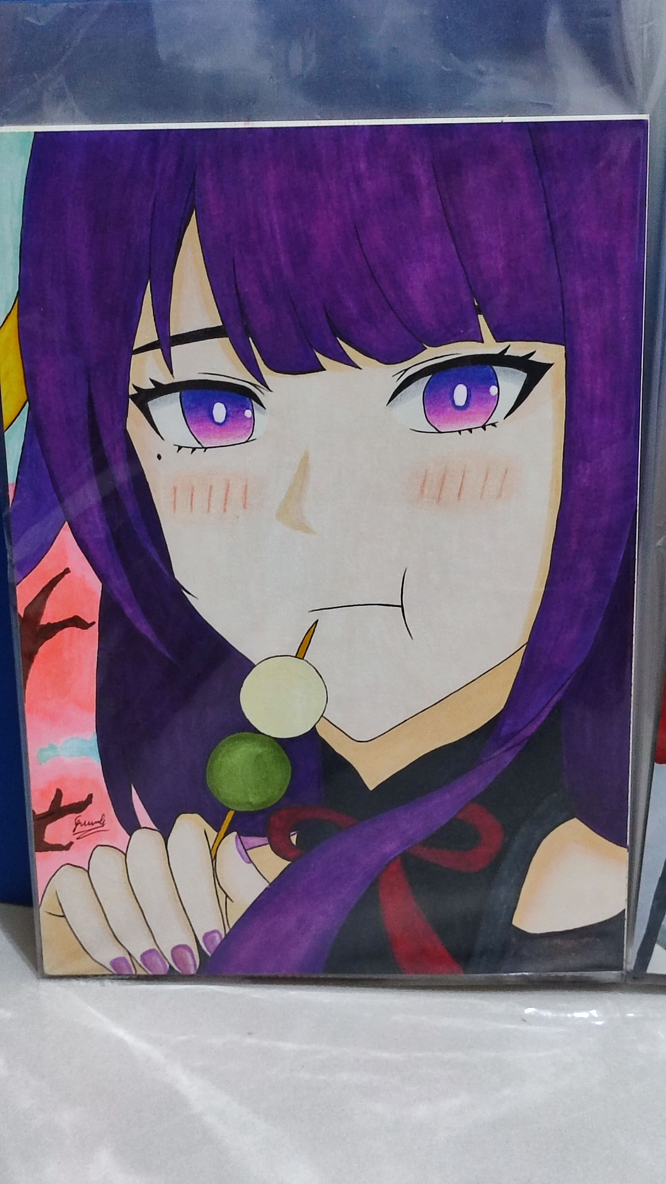 Fan art Raiden Genshin Impact | HoYoLAB