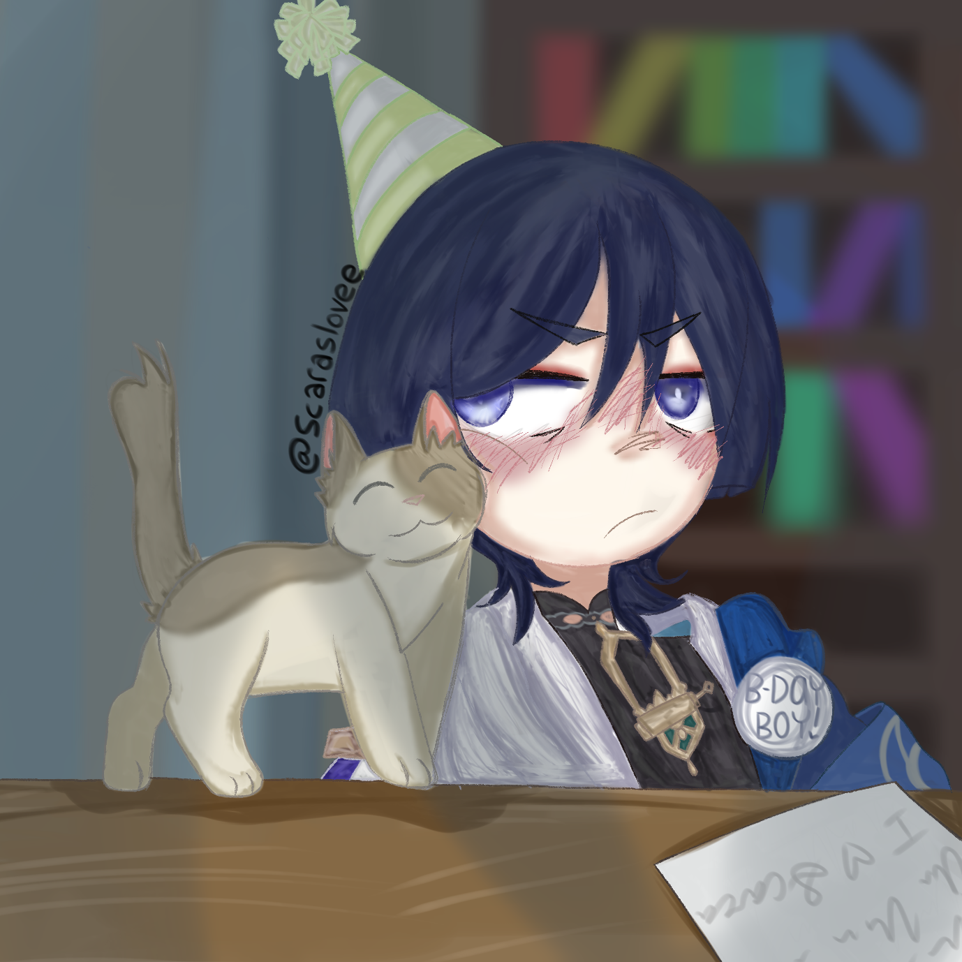 late bday art for scara Genshin Impact | HoYoLAB