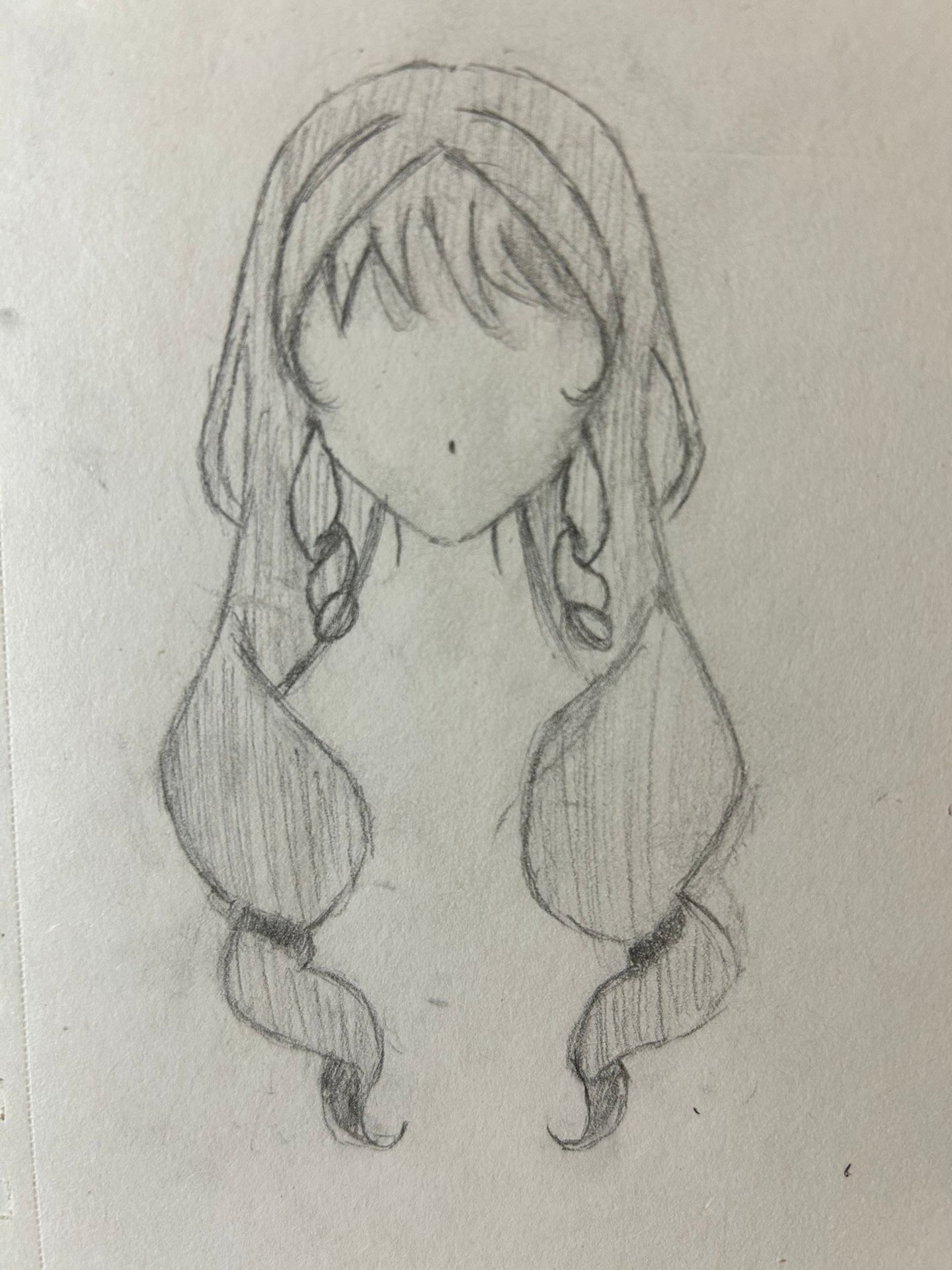 I tried drawing Navia’s hair kinda? Idk what I was doing Genshin Impact ...