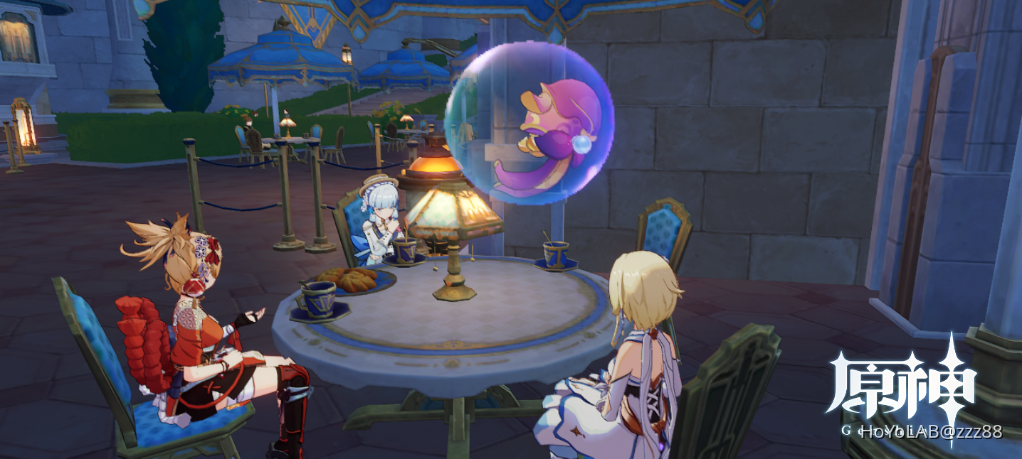 カフェにて Genshin Impact | HoYoLAB