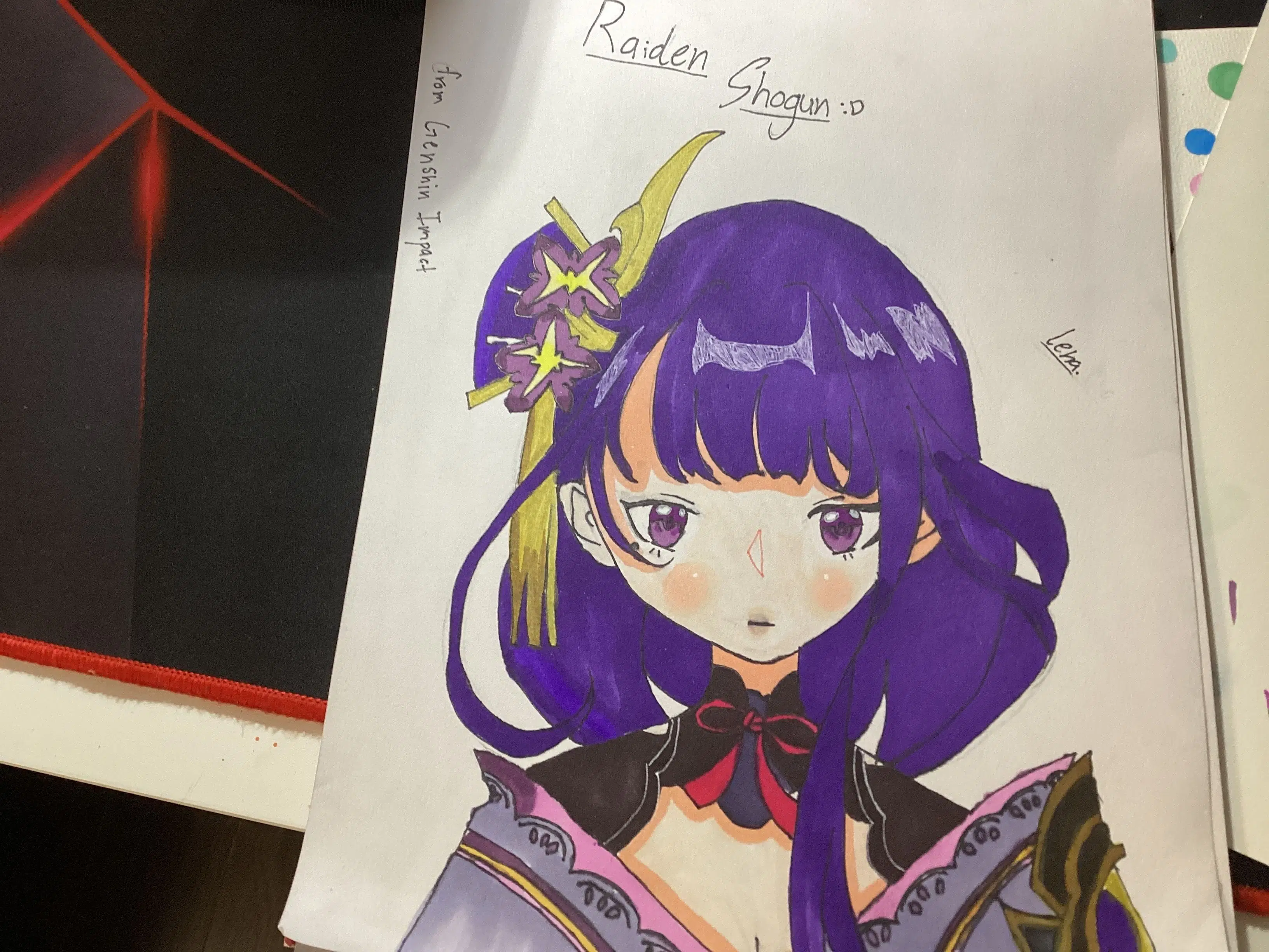 Raiden fan art contest Genshin Impact | HoYoLAB