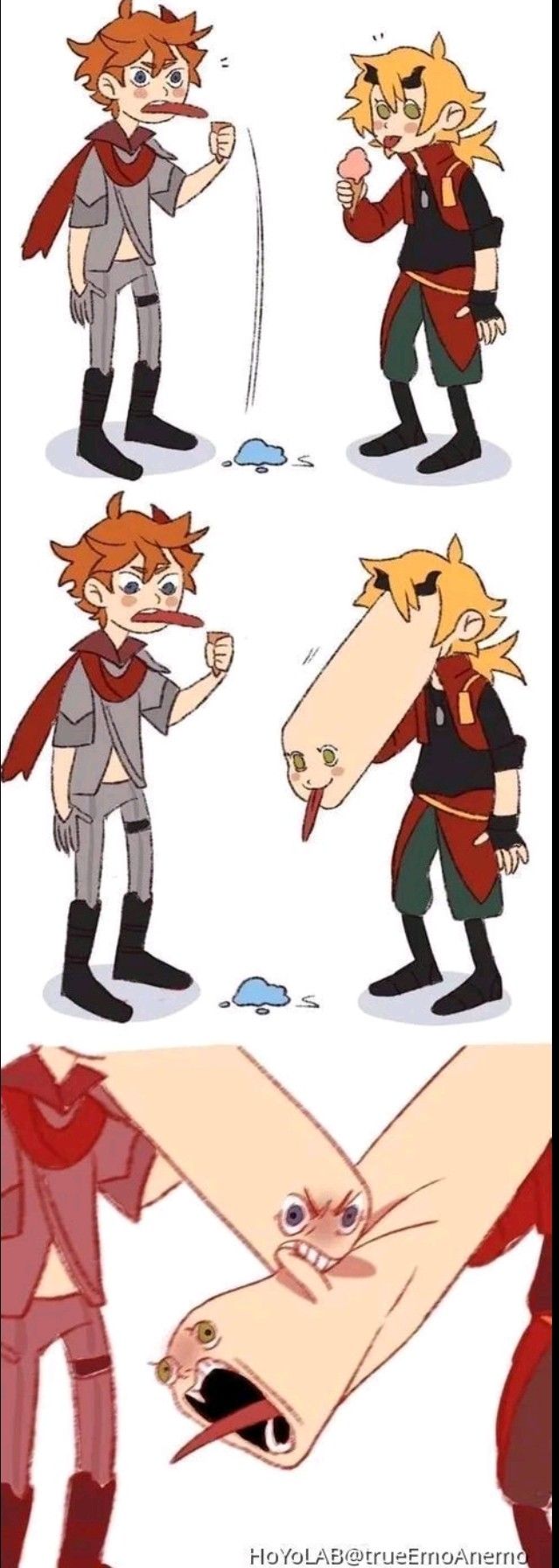 Dinosaur childe and thoma Genshin Impact | HoYoLAB