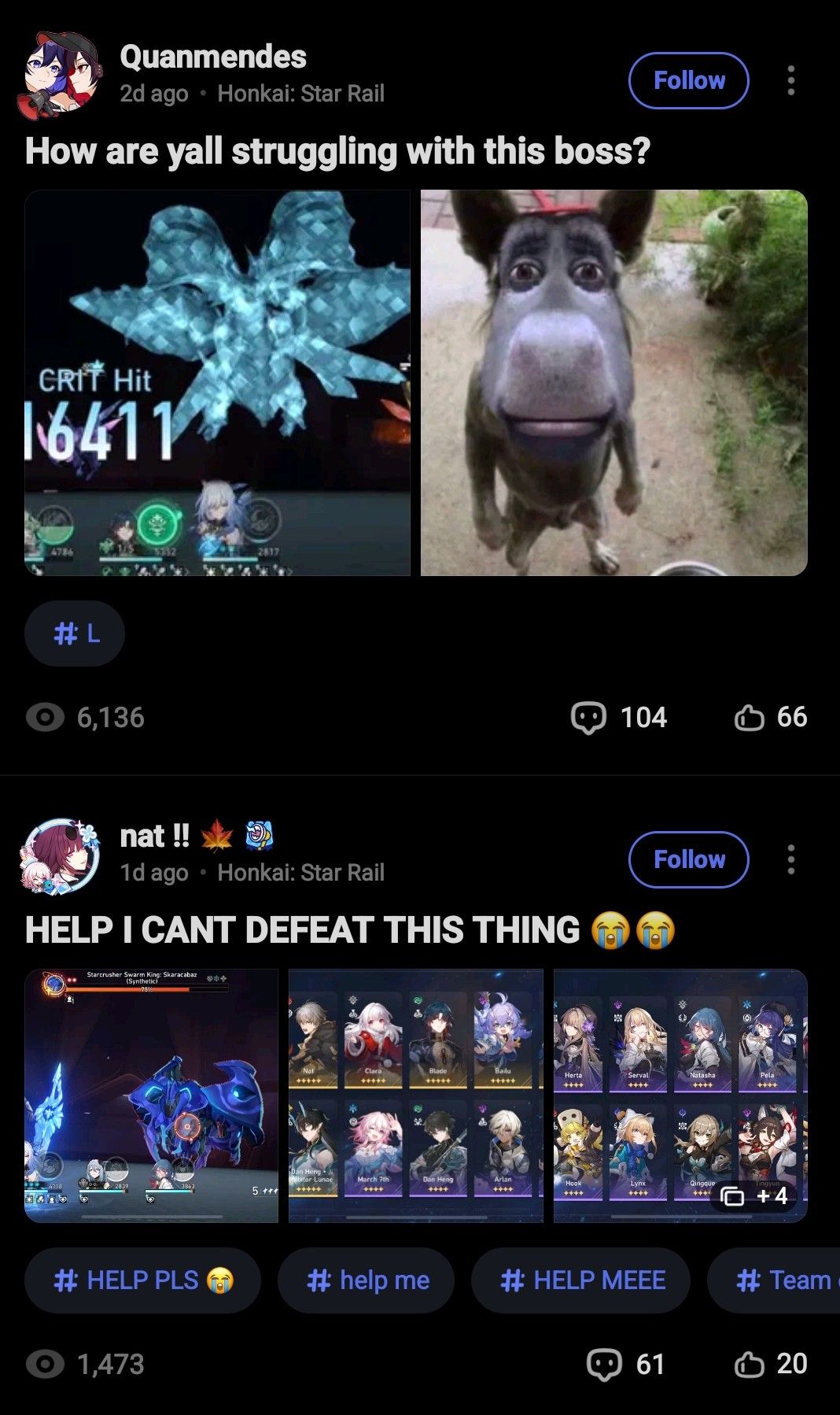 there's always 2 types of hsr players Honkai: Star Rail | HoYoLAB