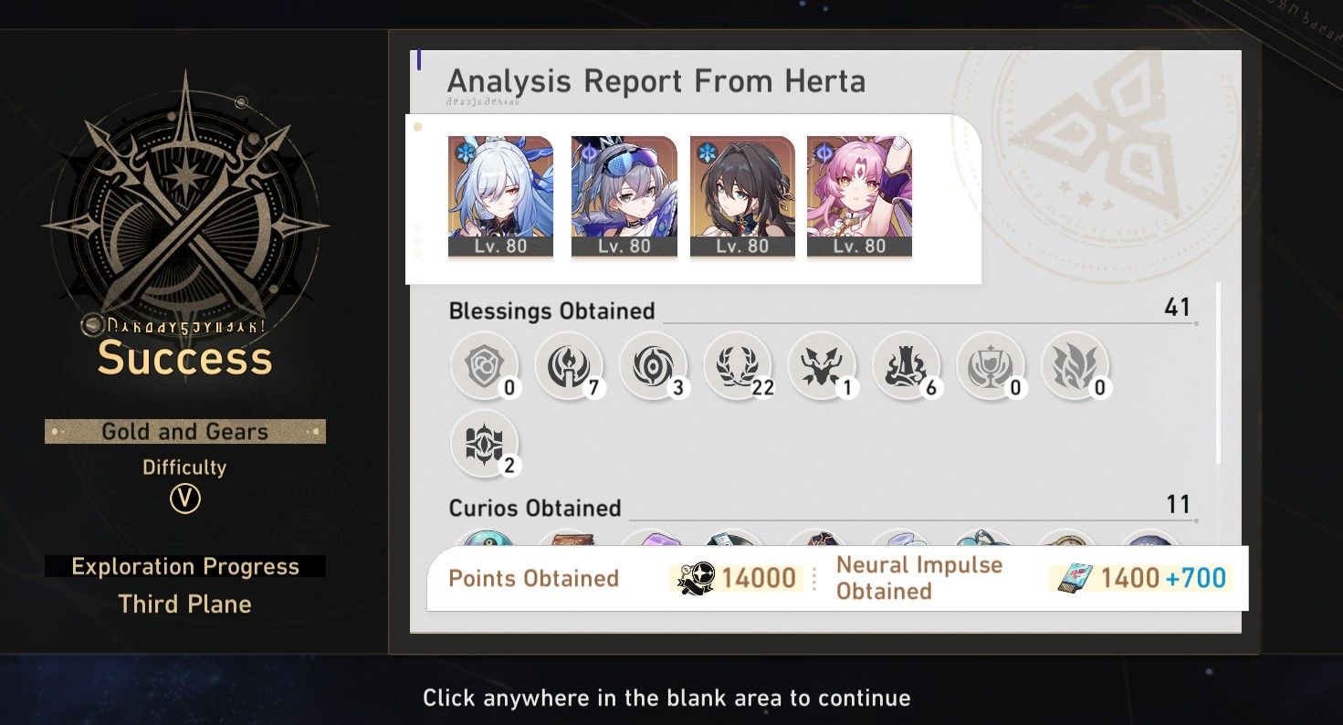 Simulation Universe Gold and Gears Difficulty 5 Conundrum lvl 2 Honkai: Star Rail | HoYoLAB