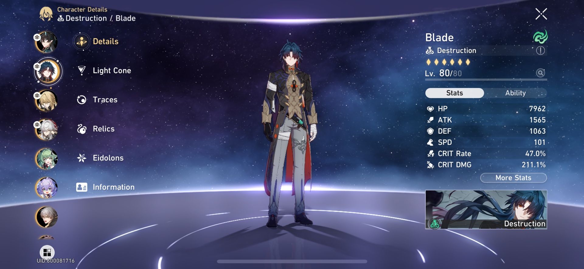 Checking In for Blade Day 3 Honkai: Star Rail | HoYoLAB