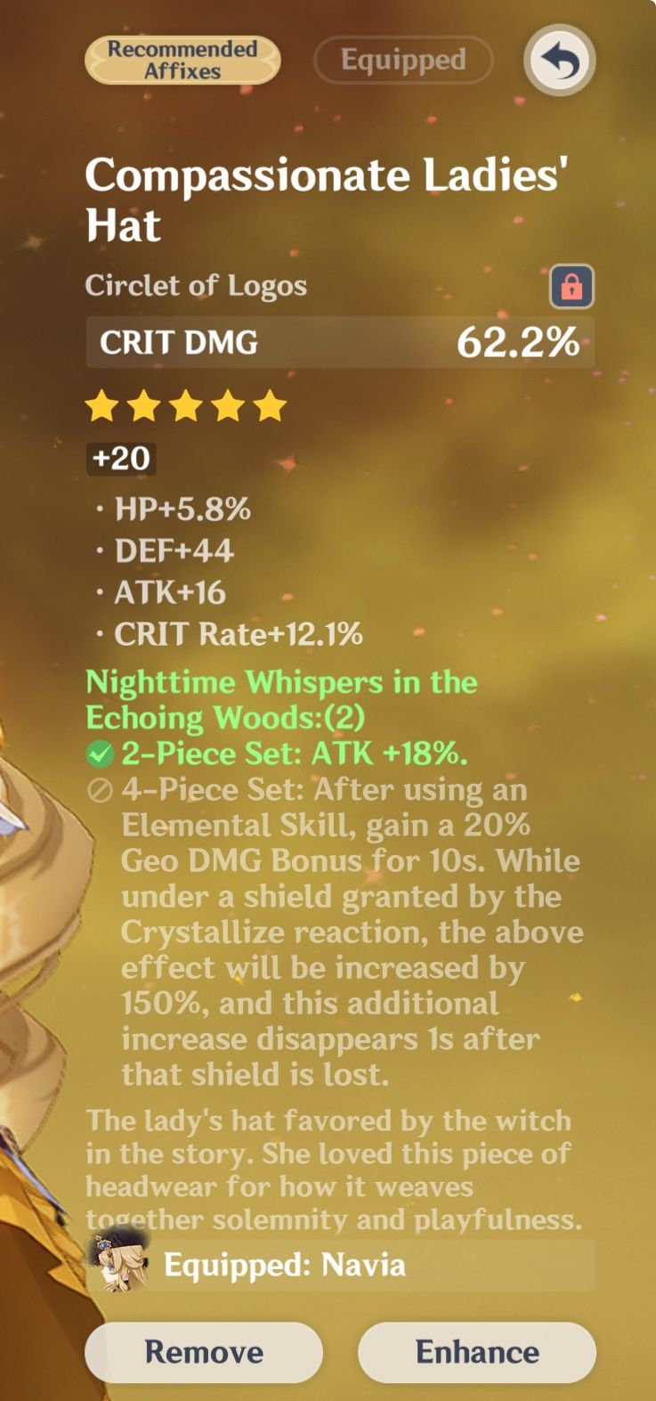 Is this a Good Navia Artifact????? Genshin Impact | HoYoLAB