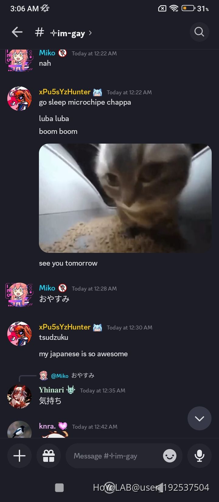 normal discord moment: | HoYoLAB