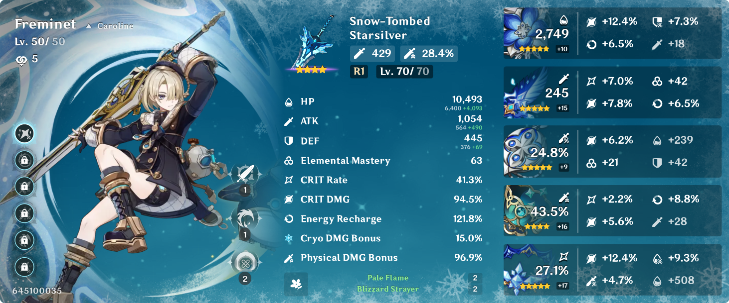 fremmy progress Genshin Impact | HoYoLAB