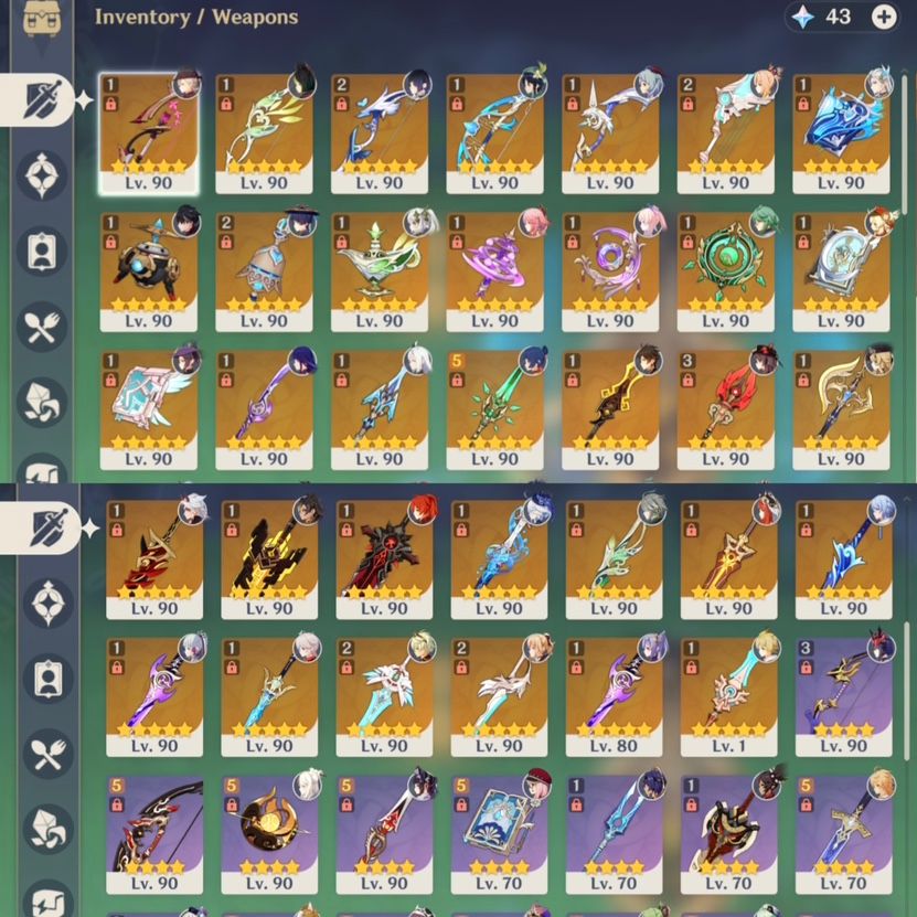 Weapon collection update Genshin Impact | HoYoLAB